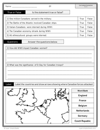 Manitoba Grade 6 Social Studies - FULL YEAR BUNDLE – Super Simple Sheets