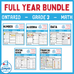 Grade 3 Full Year Math Bundle - Ontario New 2020 Curriculum – Super ...