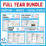 Manitoba Social Studies Unit - Grade 5 - Full Year Bundle – Super ...