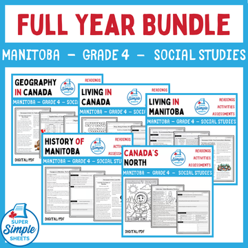 Manitoba – tagged "Grade 4" – Super Simple Sheets