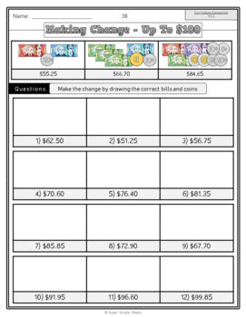 BC Grade 5 Math Whole Year Bundle Digital and PDF – Super Simple Sheets