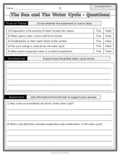 Science - Manitoba Grade 8 - FULL YEAR BUNDLE – Super Simple Sheets