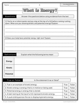 BC Science Grade 4 Full Year Bundle – Super Simple Sheets
