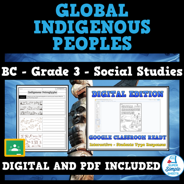 BC Social Studies Grade 3 Full Year Bundle – Super Simple Sheets